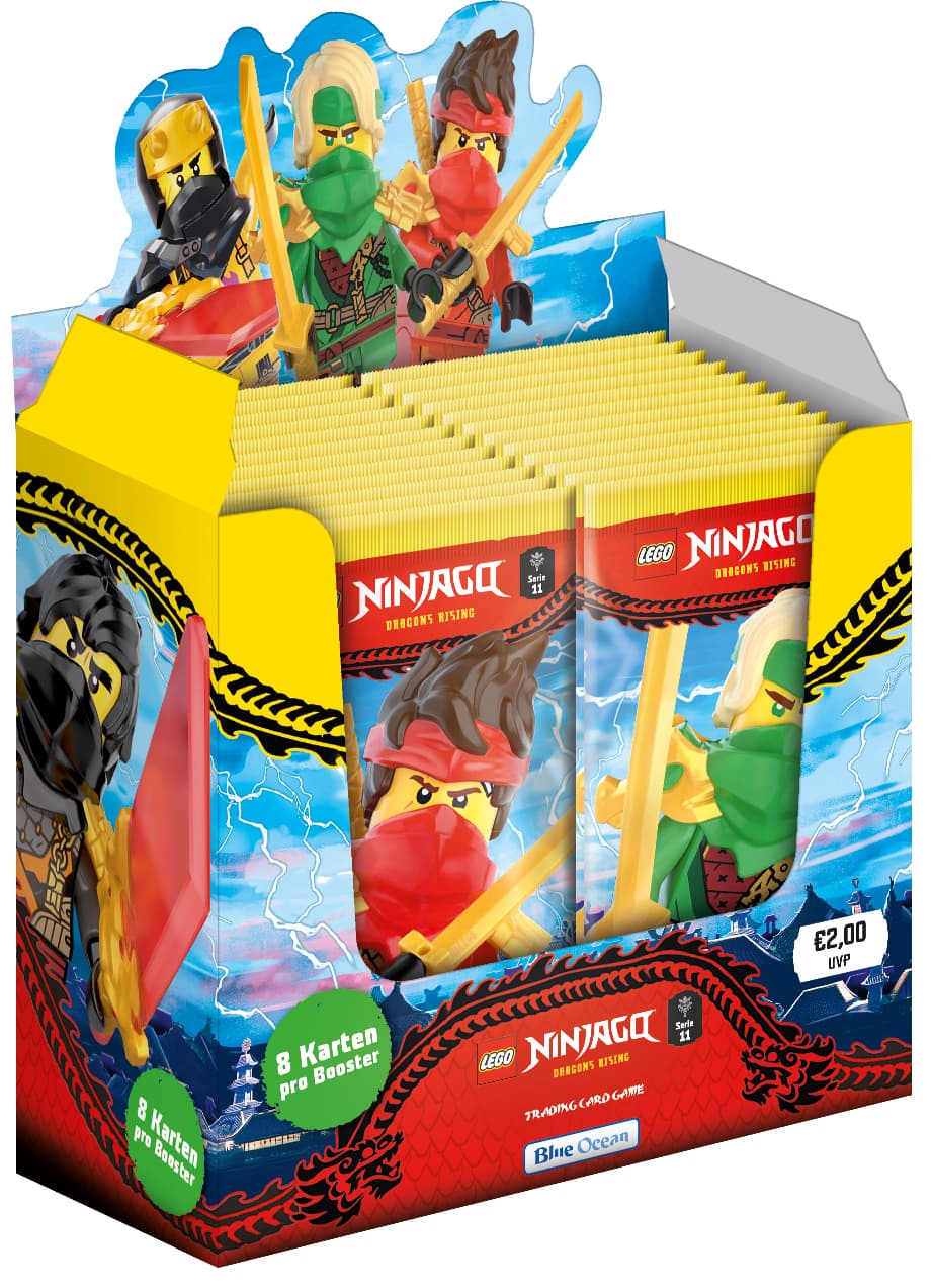 LEGO Ninjago TCG Serie 11 „Drachensturm“ Booster Pack, sortiert (Keine ...