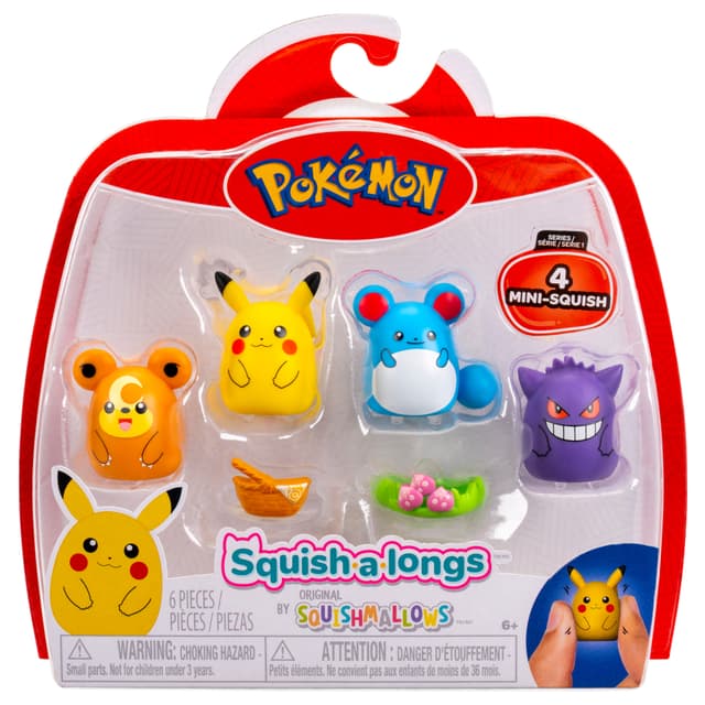 Pokémon Figuren 4er Set - Squish-a-longs online bestellen | MÜLLER