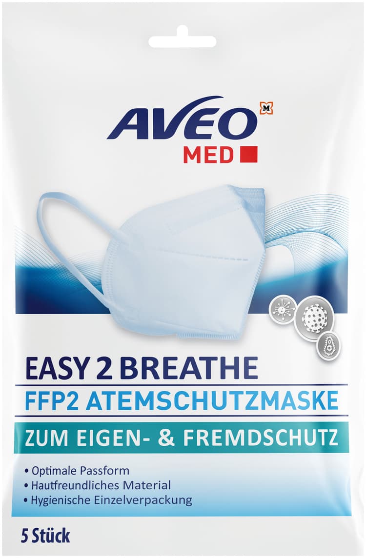 Aveo Med FFP2 Atemschutzmaske Easy 2 breathe online bestellen | MÜLLER