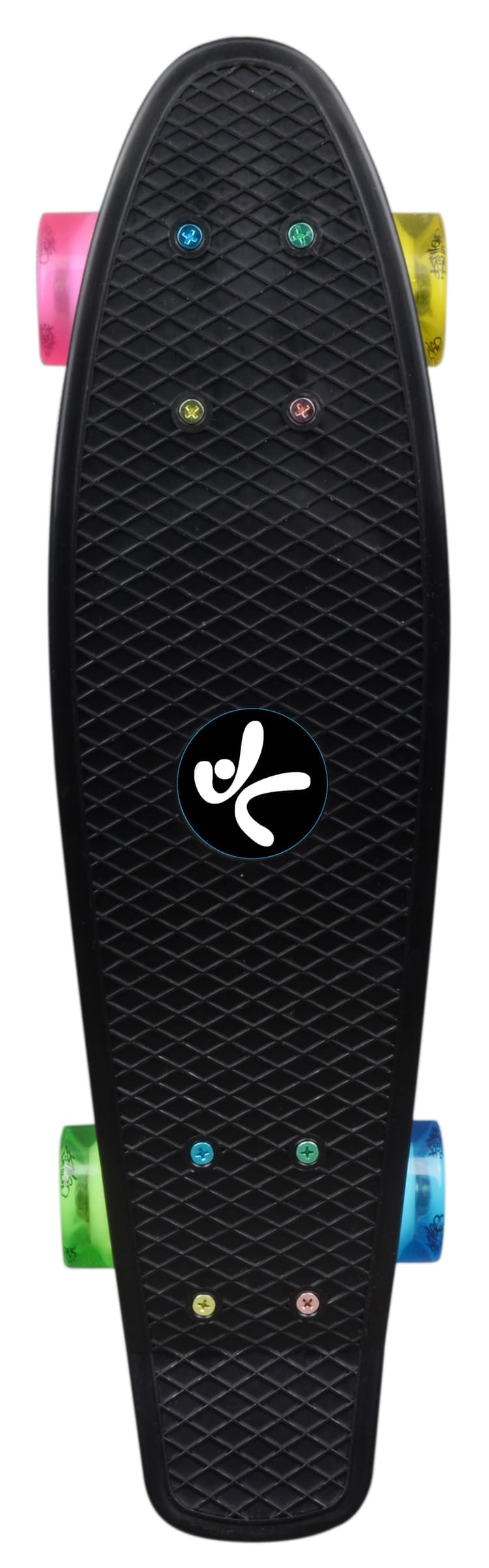 Muuwmi Skateboard ABEC 5 Fun Neon, mit Leuchtrollen online bestellen ...