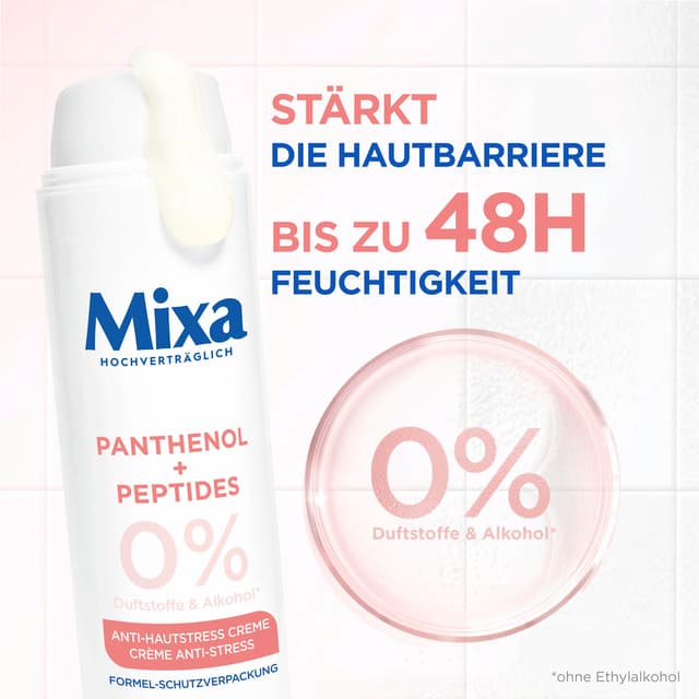 Mixa Anti-Hautstress Feuchtigkeitsspendende & regenerierende Creme ...