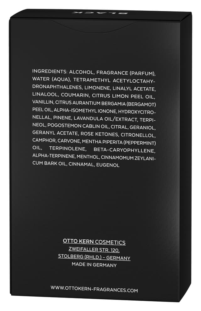 OTTO KERN GENTLEMAN'S CODE BLACK Eau de Toilette online bestellen | MÜLLER