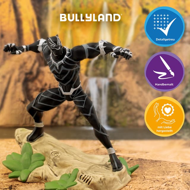Bullyland 11276 Black Panther von den MARVEL Avengers detailgetreue 12 ...
