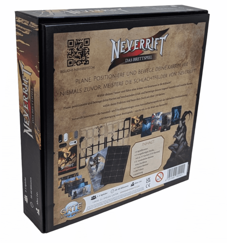Neverrift Brettspiel – Deutsch, Fantasy-Strategie-Spiel für 2 Spieler ...