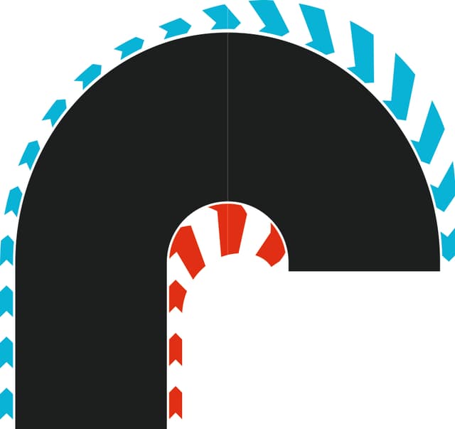 Carrera HYBRID - Hairpin Curve 180° L/R online bestellen | MÜLLER