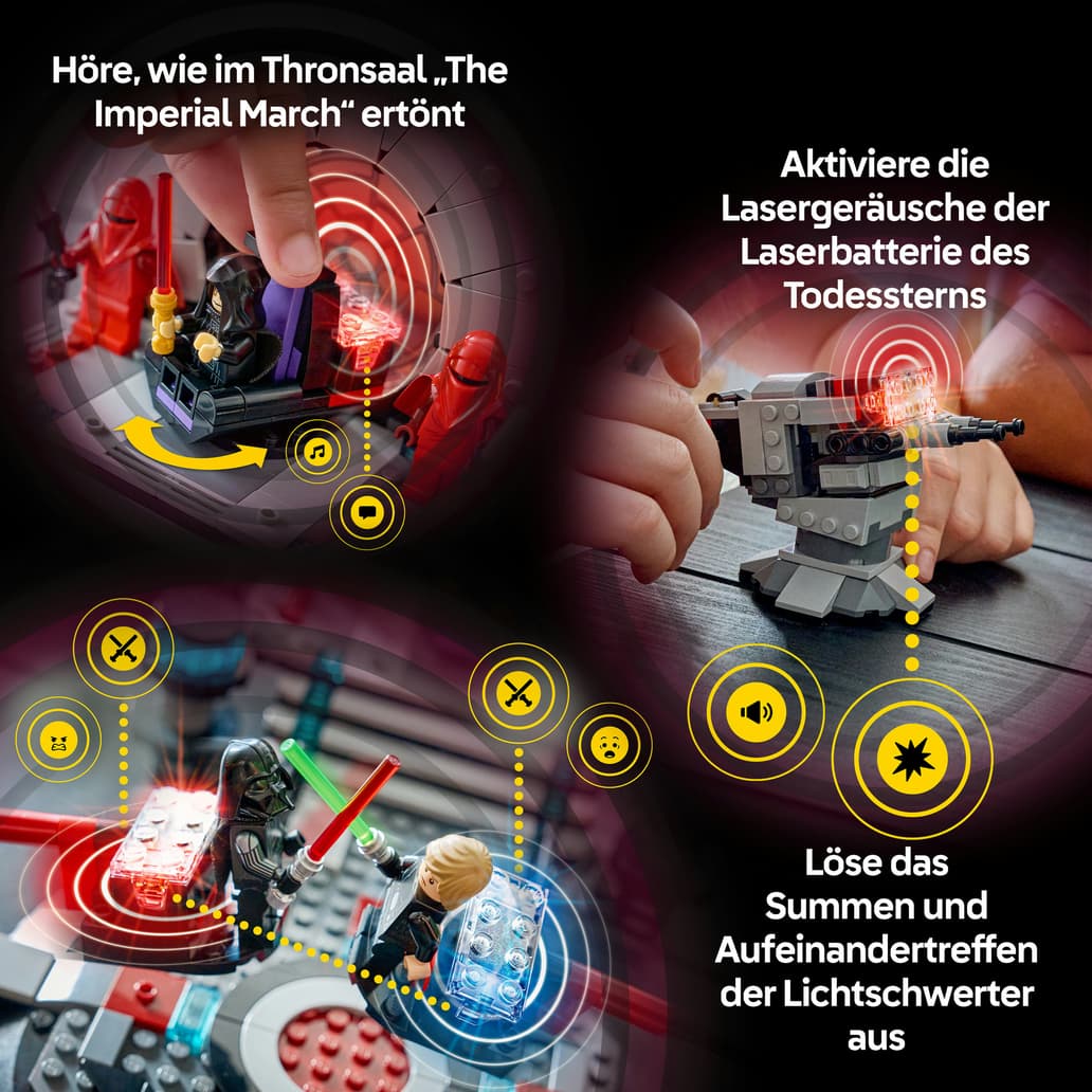LEGO Star Wars 75427 SMART Play: A-Wing und das Duell im Thronsaal ...