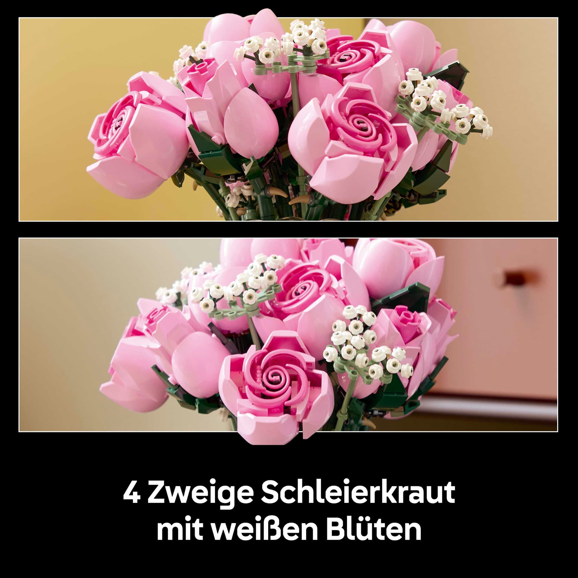 LEGO Botanicals 10374 Rosa Rosenstrauß, Modellbau für Erwachsene online ...