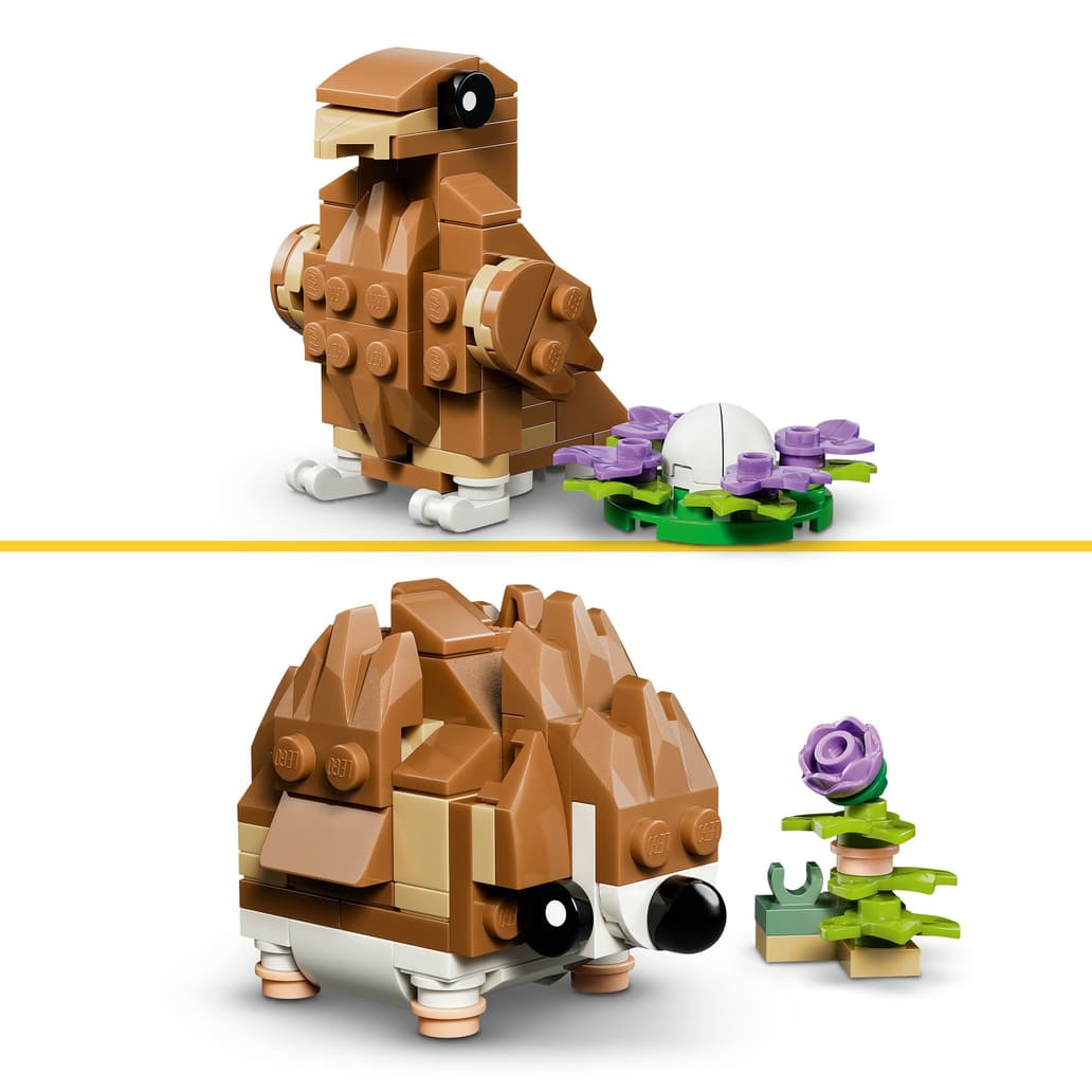 LEGO Creator 3-in-1-Set 31376 Niedlicher Hamster mit Blume, Spielzeug ...