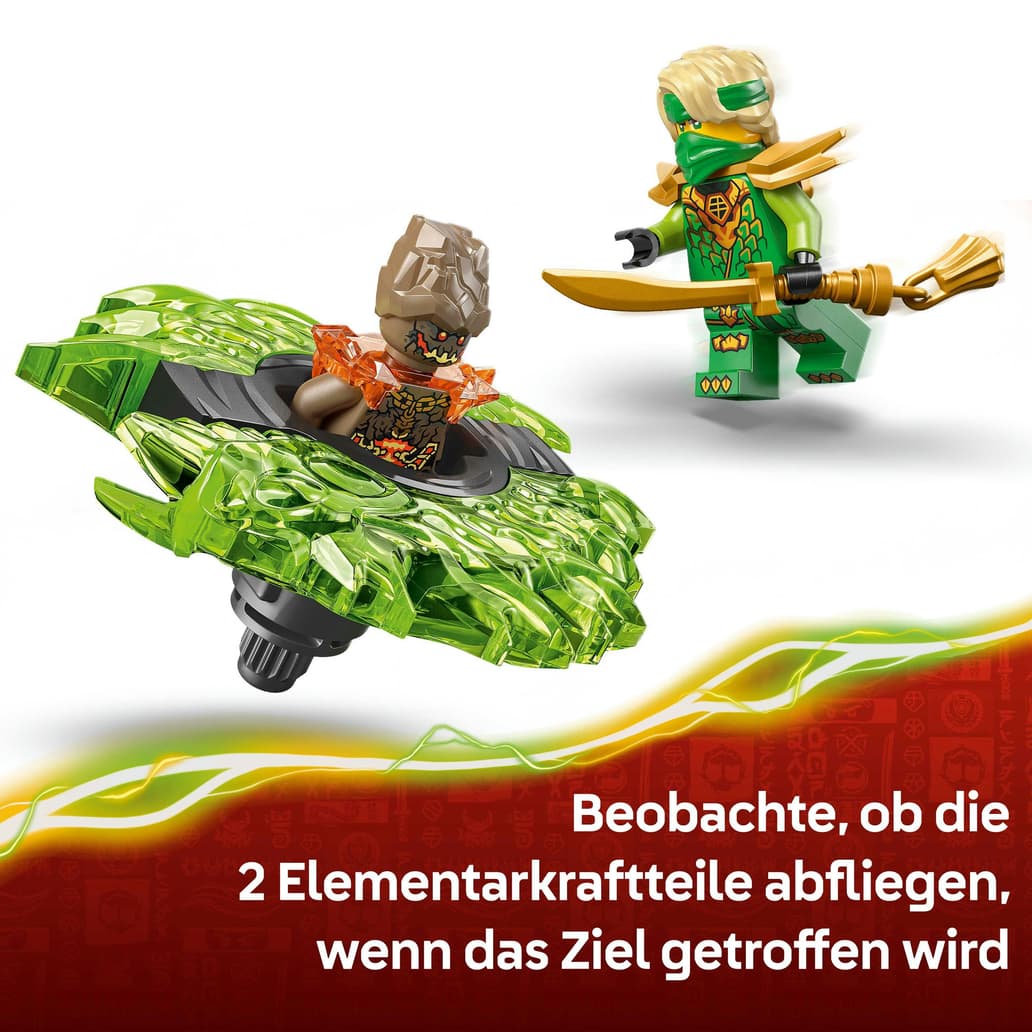 LEGO NINJAGO 71850 Lloyd vs. Erdmonster-Spinner, Spielzeug ab 6 Jahren ...