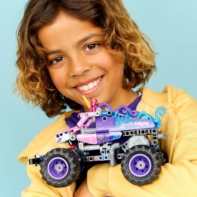 LEGO Technic 42220 Monster Jam Sparkle Smash mit Rückziehmotor online ...