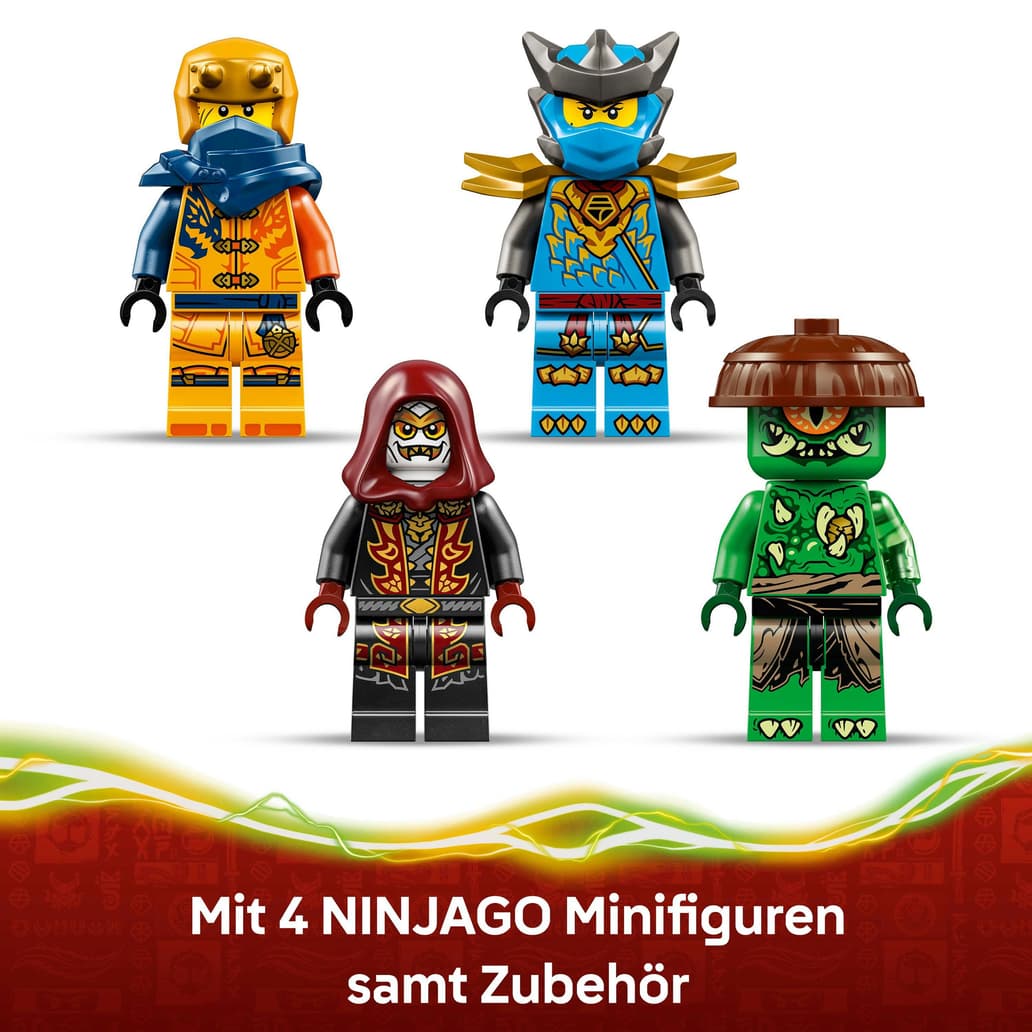 LEGO NINJAGO 71855 Showdown mit dem Ninja-Drachen Riyu, Ninja Spielzeug ...
