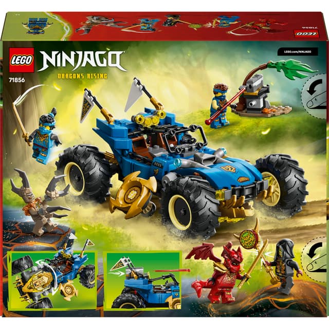 LEGO NINJAGO 71856 Jays Transformationsflitzer, Spielzeug ab 8 Jahren ...