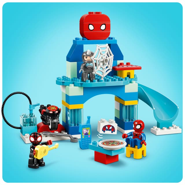 LEGO DUPLO | Marvel 10464 Team Spideys Hauptquartier, Bauspielzeug für ...