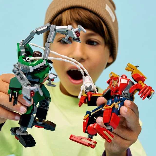 LEGO 76338 Marvel Mech-Duell: Spider-Man vs. Doc Ock, Superhelden Set ...