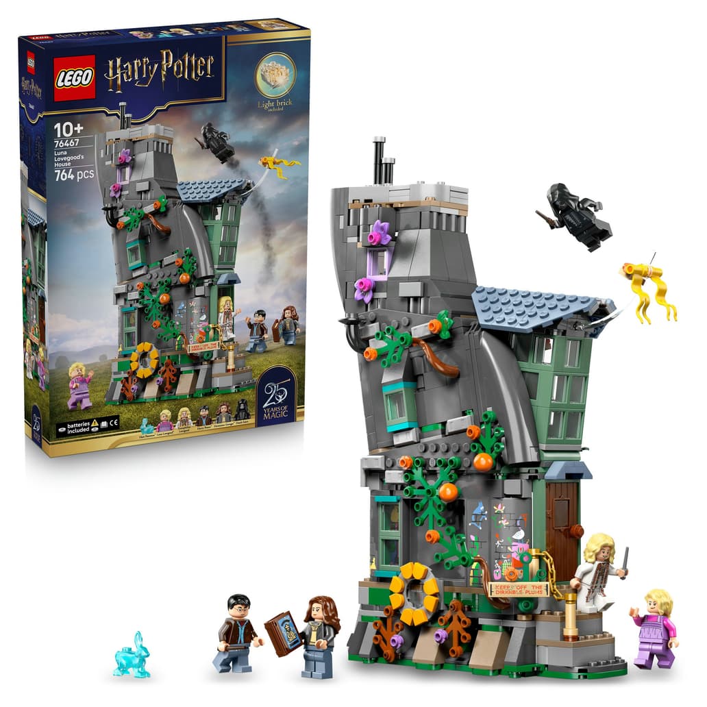 LEGO Harry Potter 76467 Luna Lovegoods Haus, Spielzeug ab 10 Jahren ...
