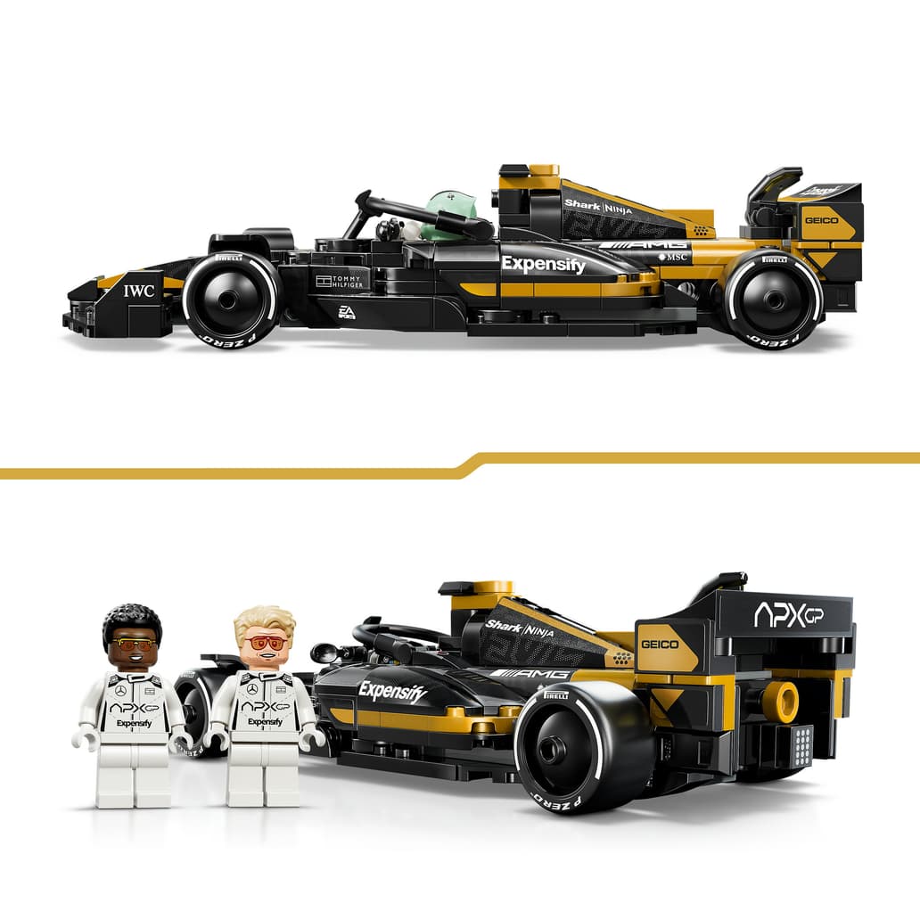 LEGO 77252 Speed Champions APXGP Team Race Car aus F1 Der Film, Bauset ...