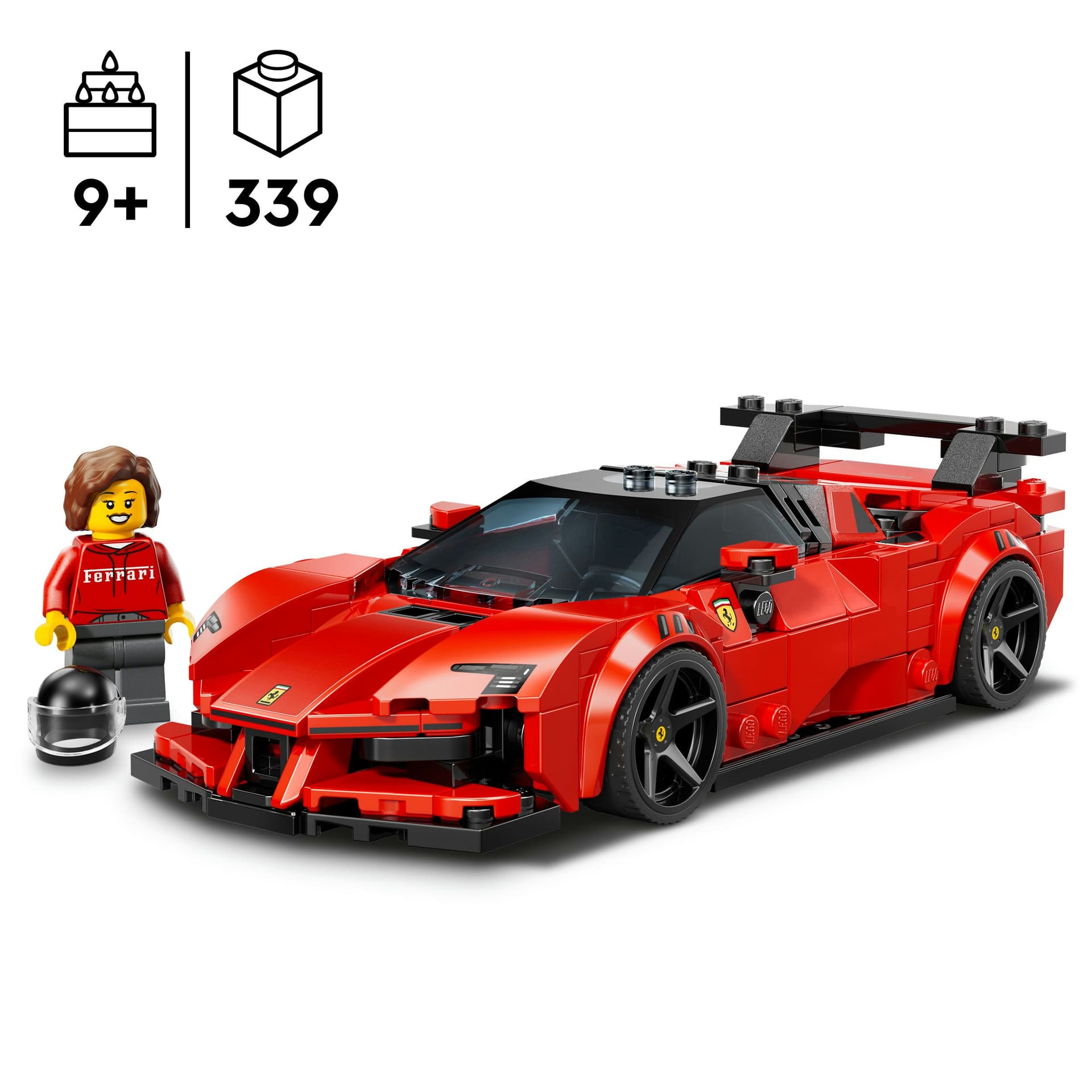 LEGO 77254 Speed Champions Ferrari SF90 XX Stradale Sportwagen, Bauset ...