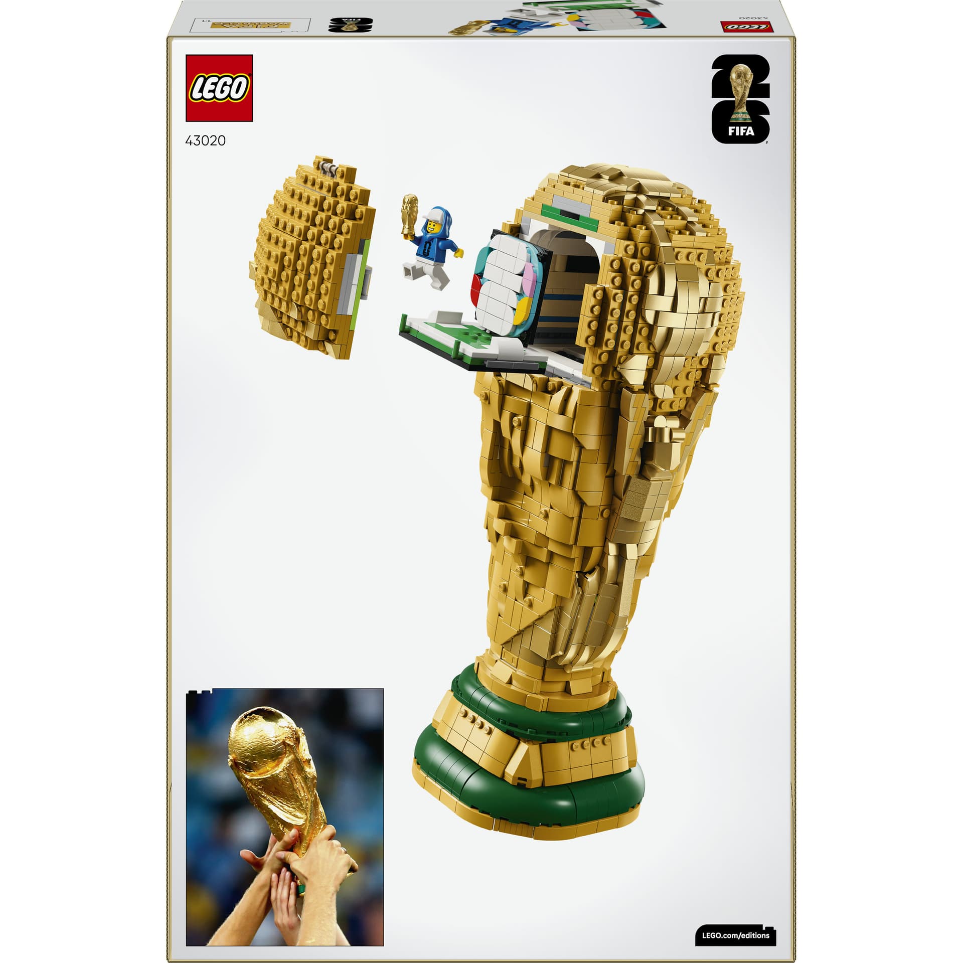 LEGO Editions 43020 Offizieller Pokal der FIFA Fußball ...