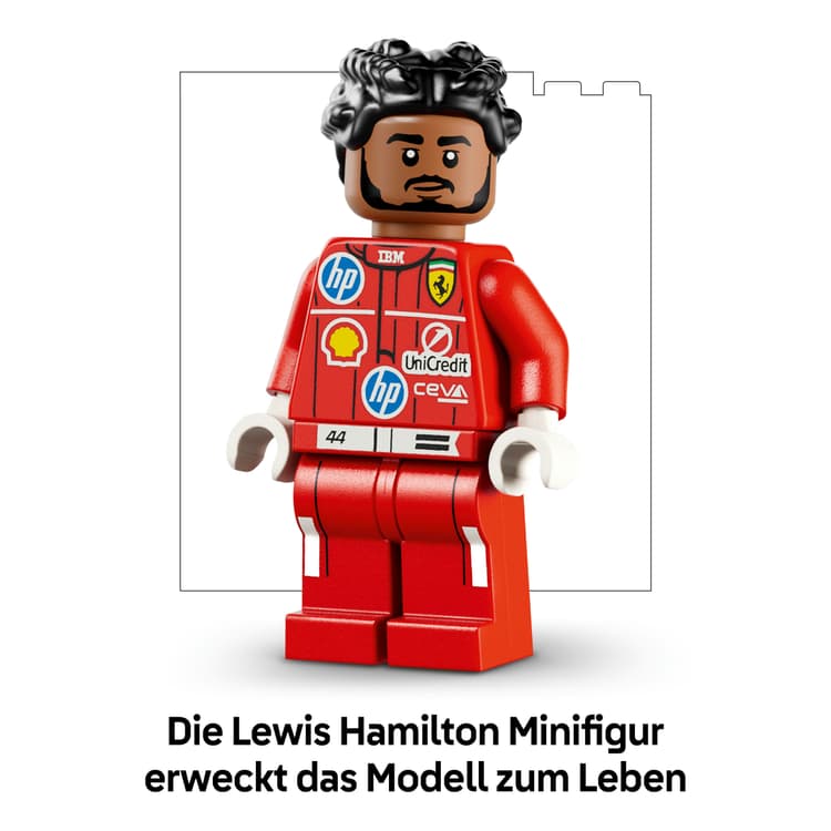LEGO Editions 43022 Scuderia Ferrari HP Lewis Hamilton Helm, Formel 1 ...