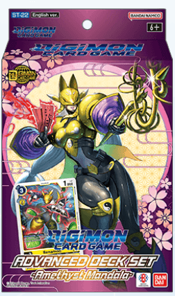 Digimon Card Game Starter Deck ST-22 Amethyst Mandala – Advanced Deck ...