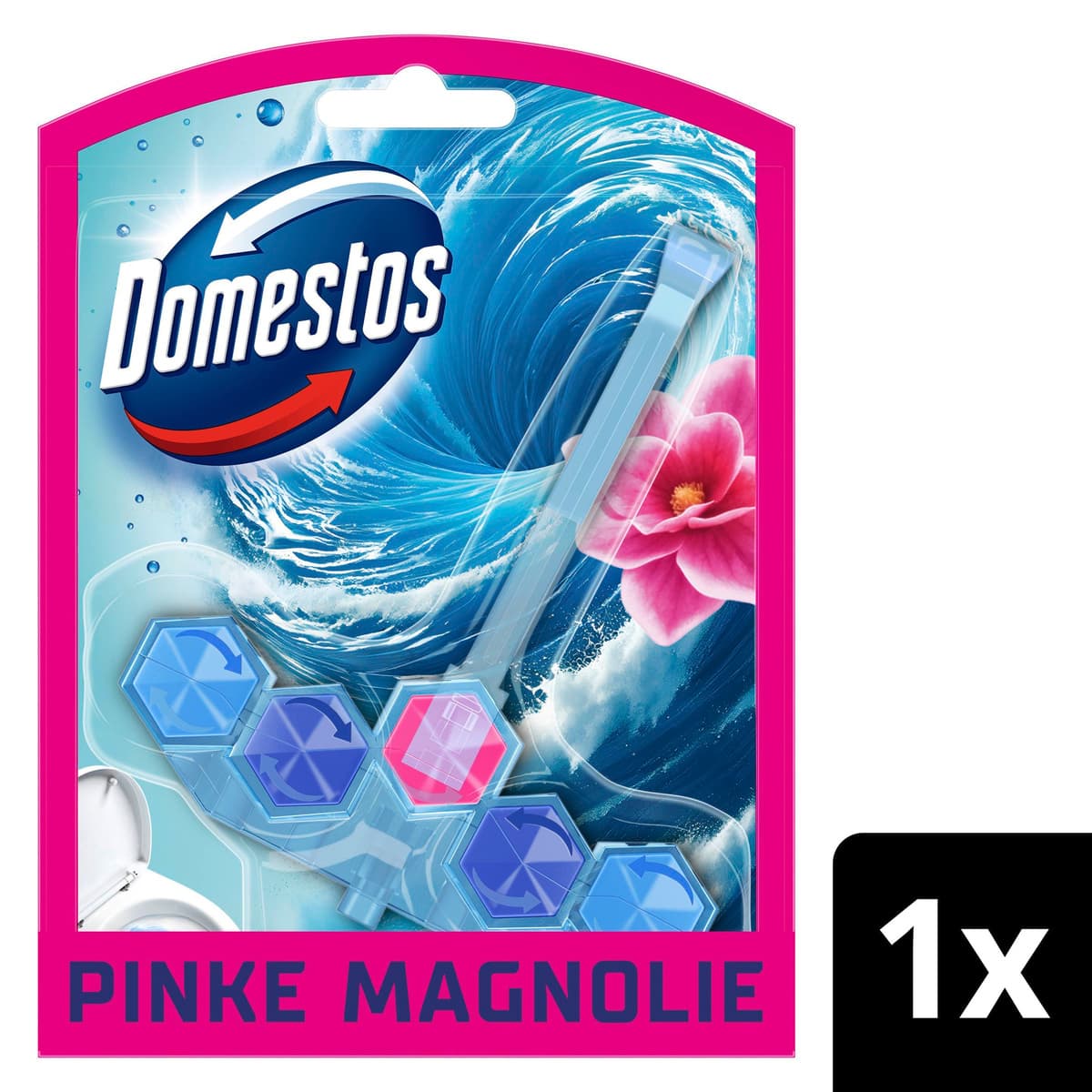 Domestos WC-Stein Power 5+ Blauspüler Pinke Magnolie online bestellen ...
