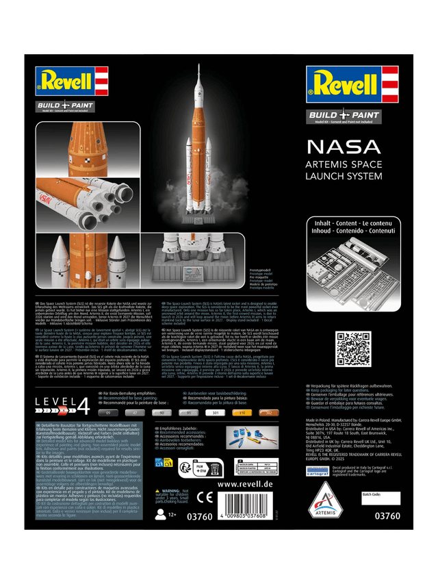 Revell 03760 NASA Artemis Space Launch System (SLS) online bestellen ...