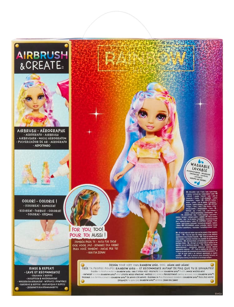 Rainbow High Airbrush & Create Modepuppe - Lila Augen online bestellen ...
