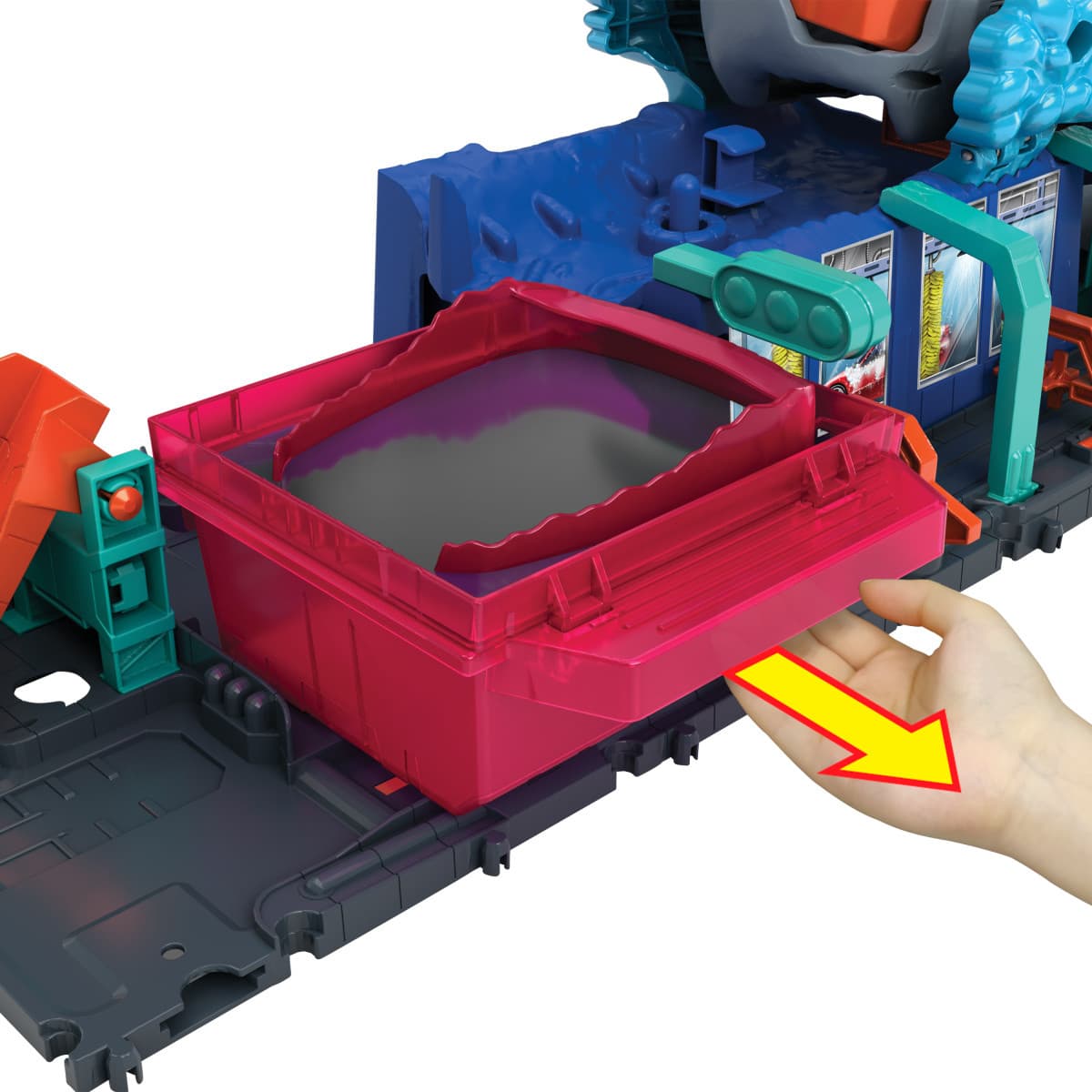 Hot Wheels City Ultimative Hai-Autowaschanlage mit Farbwechsel ...