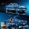 Mattel Brick Shop Hot Wheels Mercedes-Benz 300 SL Bauset (1600 Teile ...