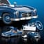 Mattel Brick Shop Hot Wheels Mercedes-Benz 300 SL Bauset (1600 Teile ...