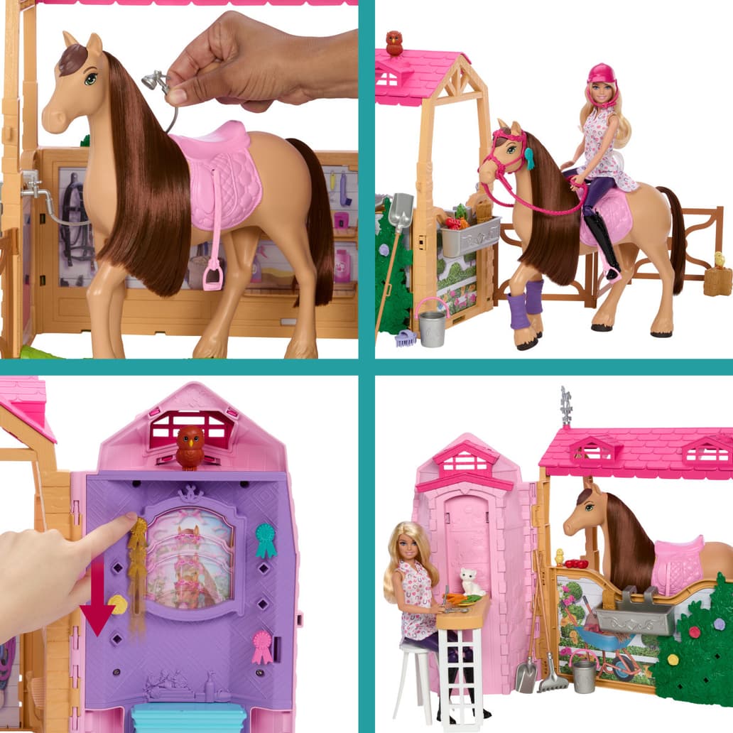 Barbie Mysteries: Das geheimnisvolle Pferdeabenteuer“ Pferdestall ...