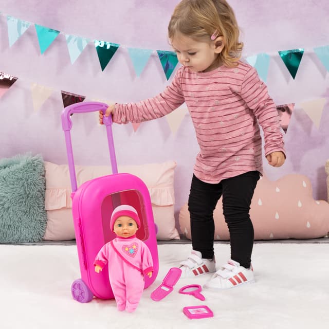 Müller - Toy Place – Reisetrolley mit Puppe und Zubehör online ...