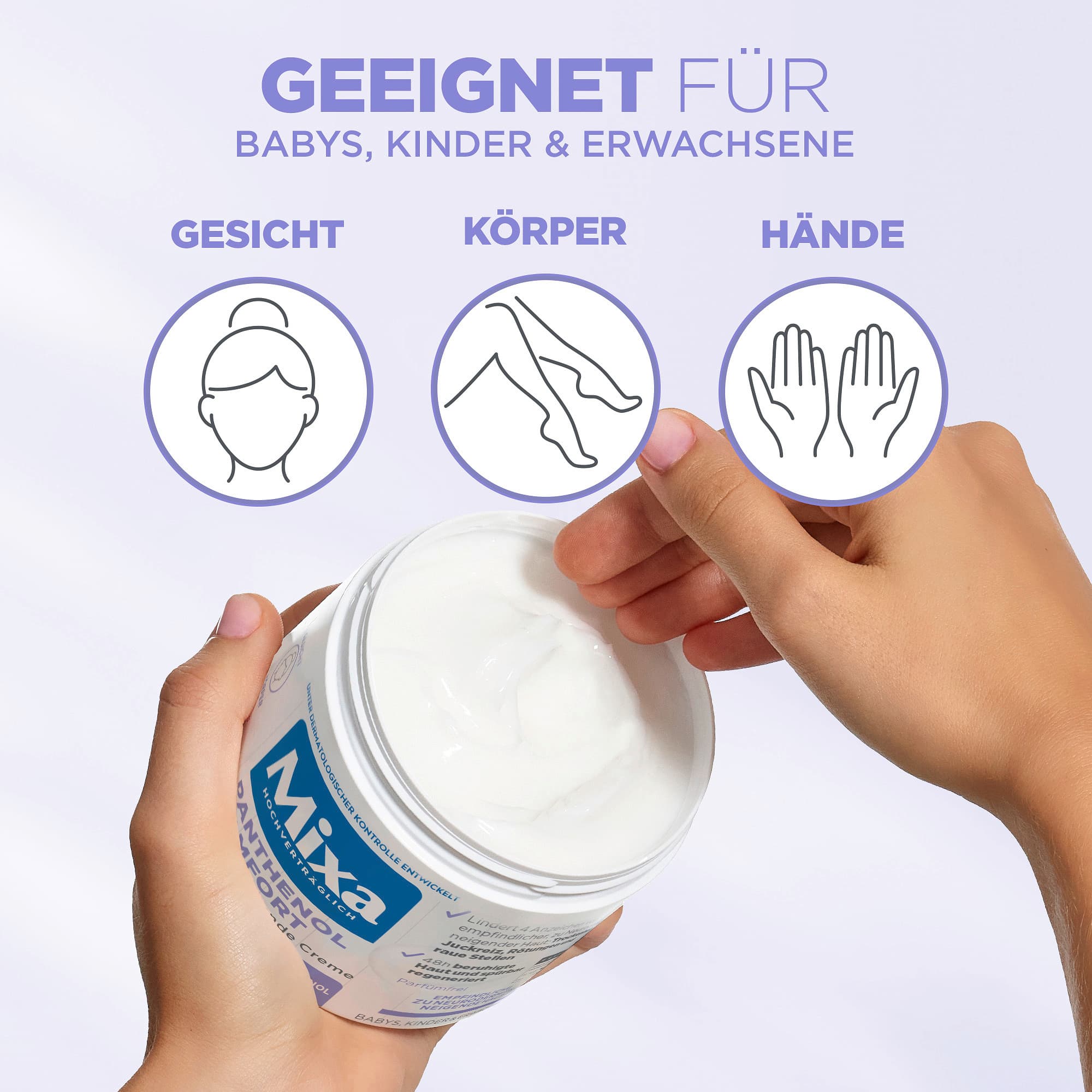 Mixa Panthenol Comfort hautberuhigende Creme online bestellen | MÜLLER