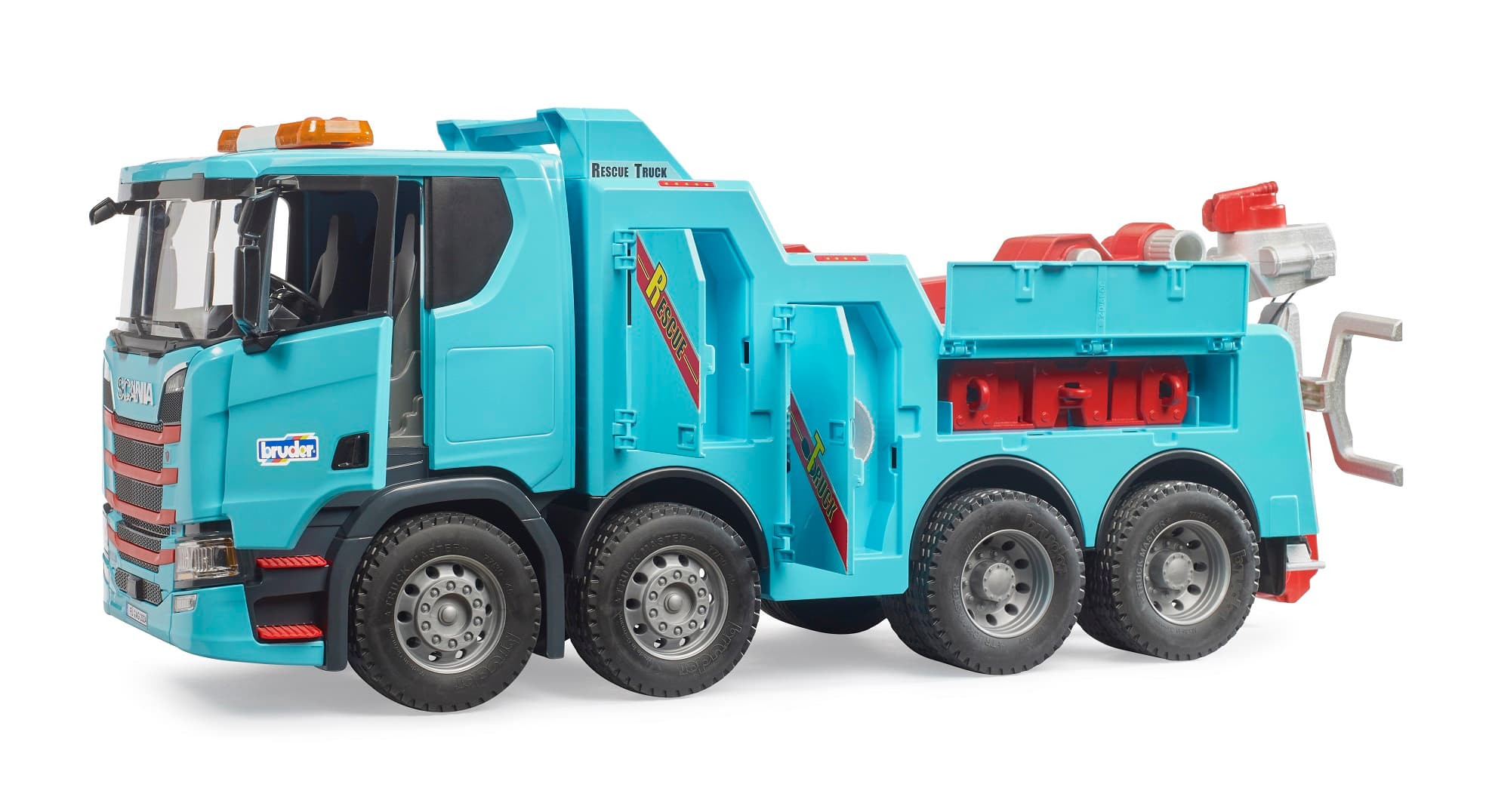 BRUDER - Scania Super 560R Berge- und Abschlepp- LKW mit L+S Modul ...