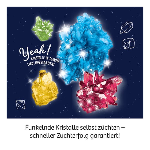 Wunderschne Kosmos Kristall Zucht Ebenbild