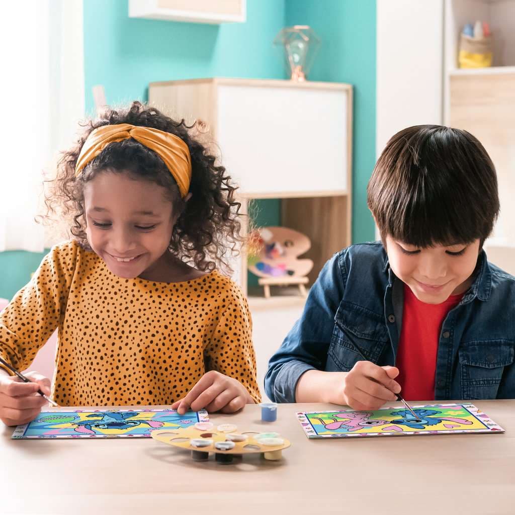 Ravensburger CreArt, Malen nach Zahlen Junior - Disney Stitch & Angel ...