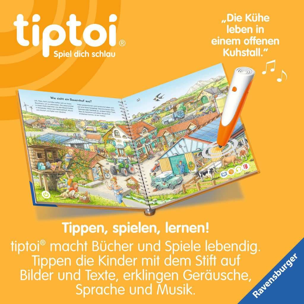 Ravensburger tiptoi - Starter-Set - Stift und Bauernhof-Buch ...