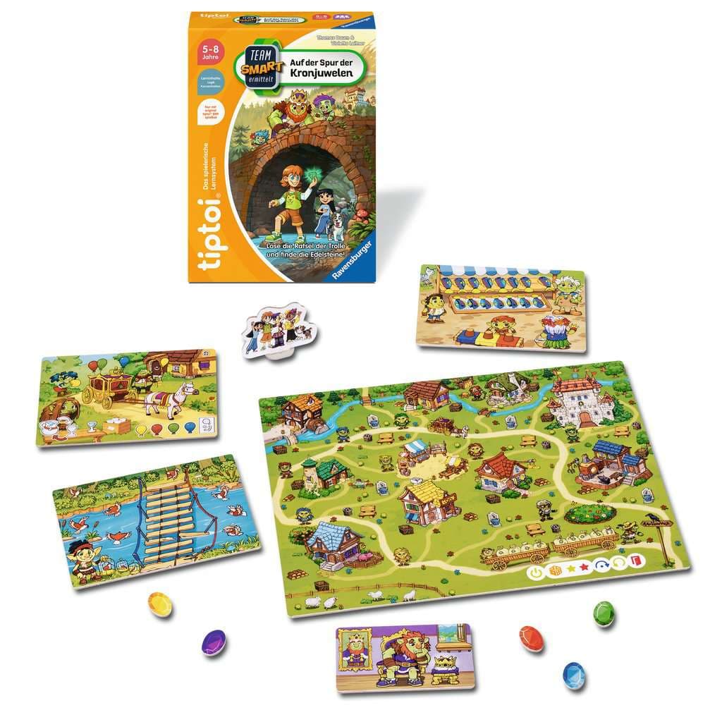 Ravensburger tiptoi Team SMART ermittelt: Auf der Spur der Kronjuwelen ...