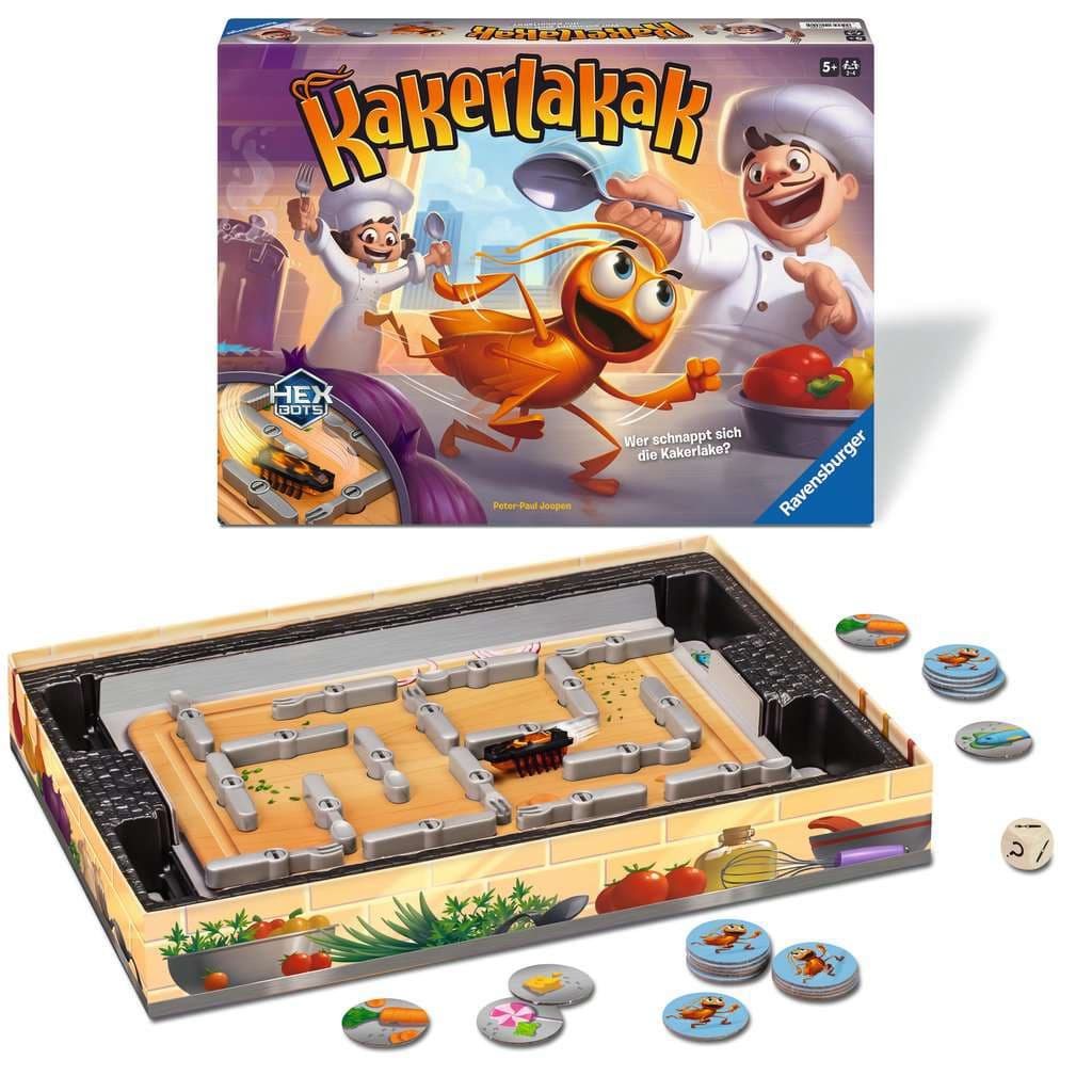 Ravensburger 20800 - Kakerlakak - Aktionsspiel mit elektronischer ...