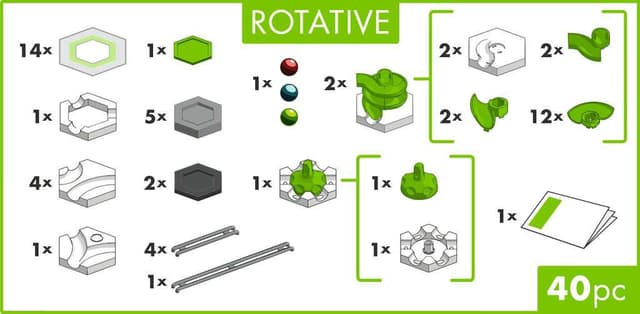 Ravensburger Beschäftigung - GraviTrax GO Rotative 23703 - Kleines ...