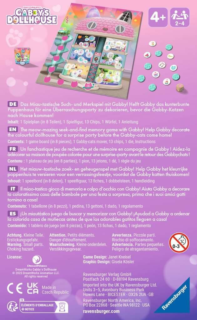 Ravensburger Spiel - Gabby´s Dollhouse - Helft Gabby! online bestellen ...