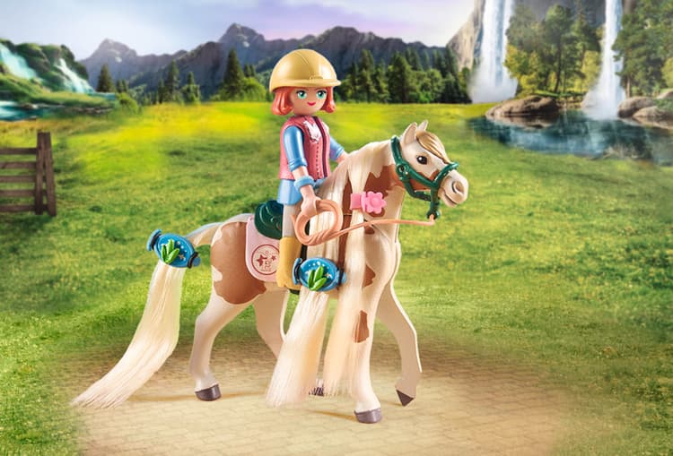 PLAYMOBIL 71639 - Kone z vodopádu - Ellie a Konské mäso s krepovou ...