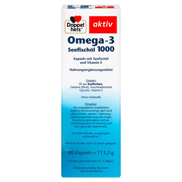 Doppelherz Omega-3 Seefischöl 1000 online bestellen | MÜLLER