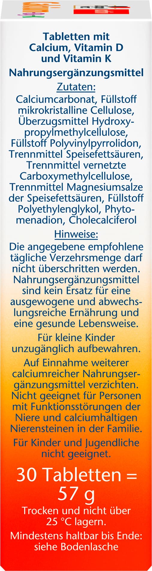 Doppelherz Calcium + Vitamin D3 30 Tabletten online bestellen | MÜLLER