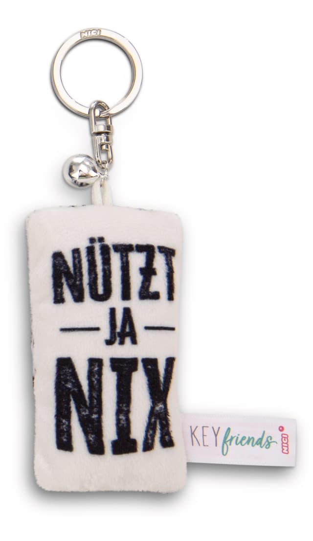 NICI Schlüsselanhänger Mini Plüschkissen »Nützt ja nix« 8cm online ...