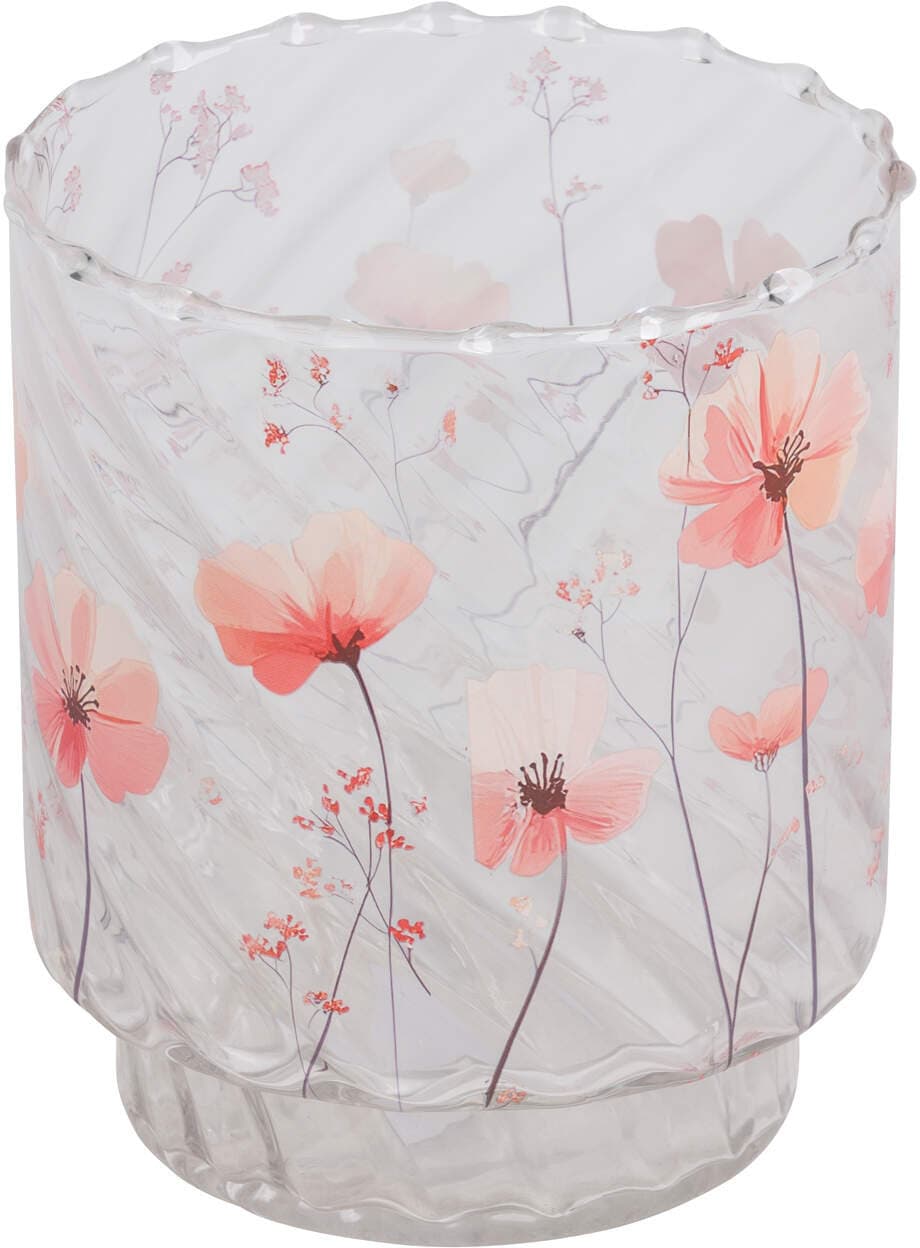 Glaswindlicht Mohnblumen 15cm online bestellen | MÜLLER