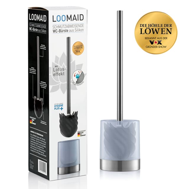 Loomaid Silikon Wc Burste Mit Lotuseffekt