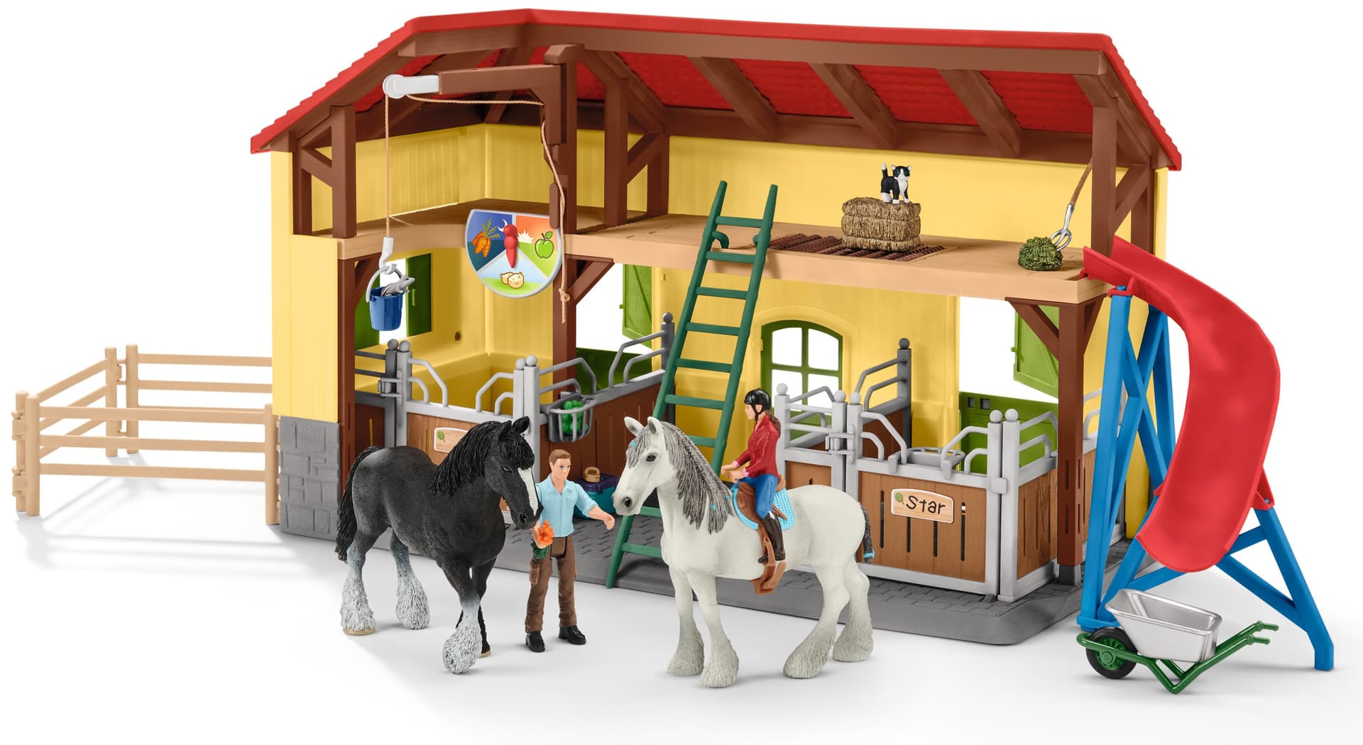 Schleich 42485 - Farm World - Pferdestall online bestellen | MÜLLER