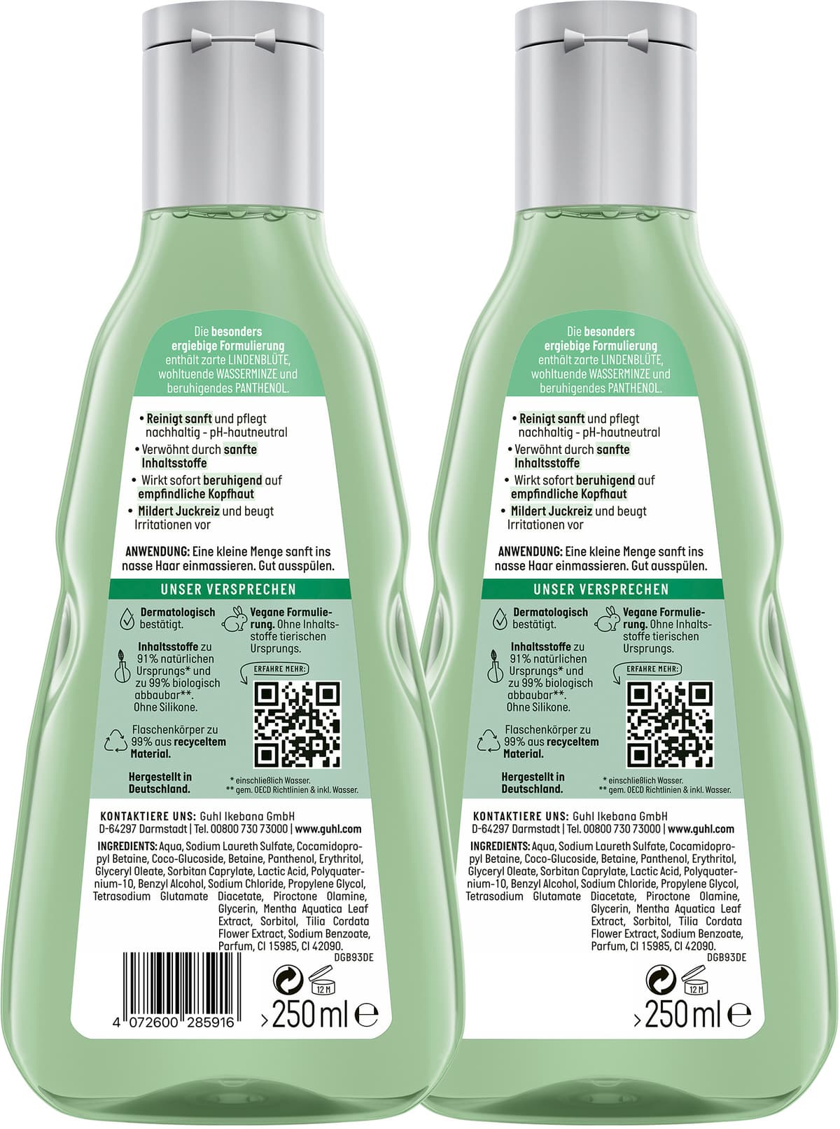 GUHL Kopfhaut Sensitiv Mildes Shampoo Doppelpack online bestellen | MÜLLER