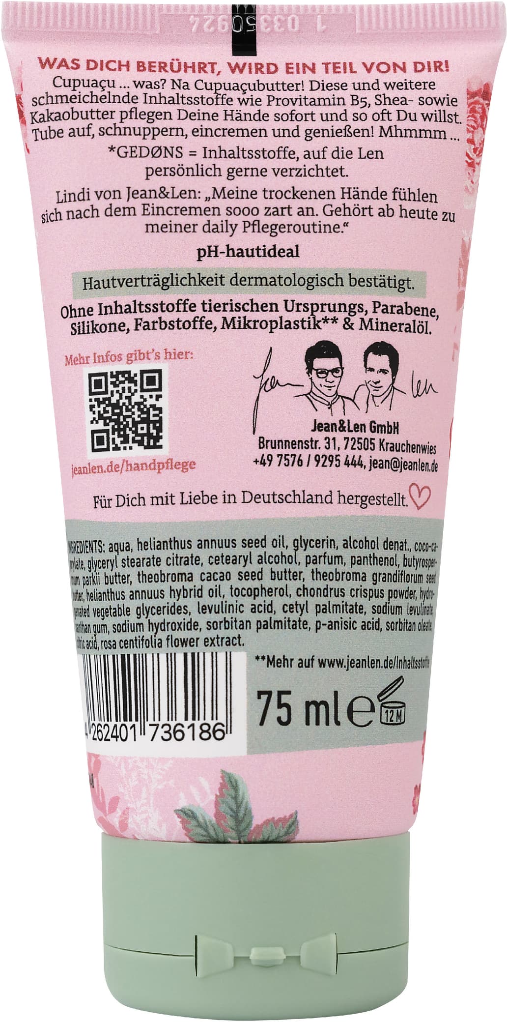 Jean&Len Handcreme Pfingstrose/Litschi online bestellen | MÜLLER